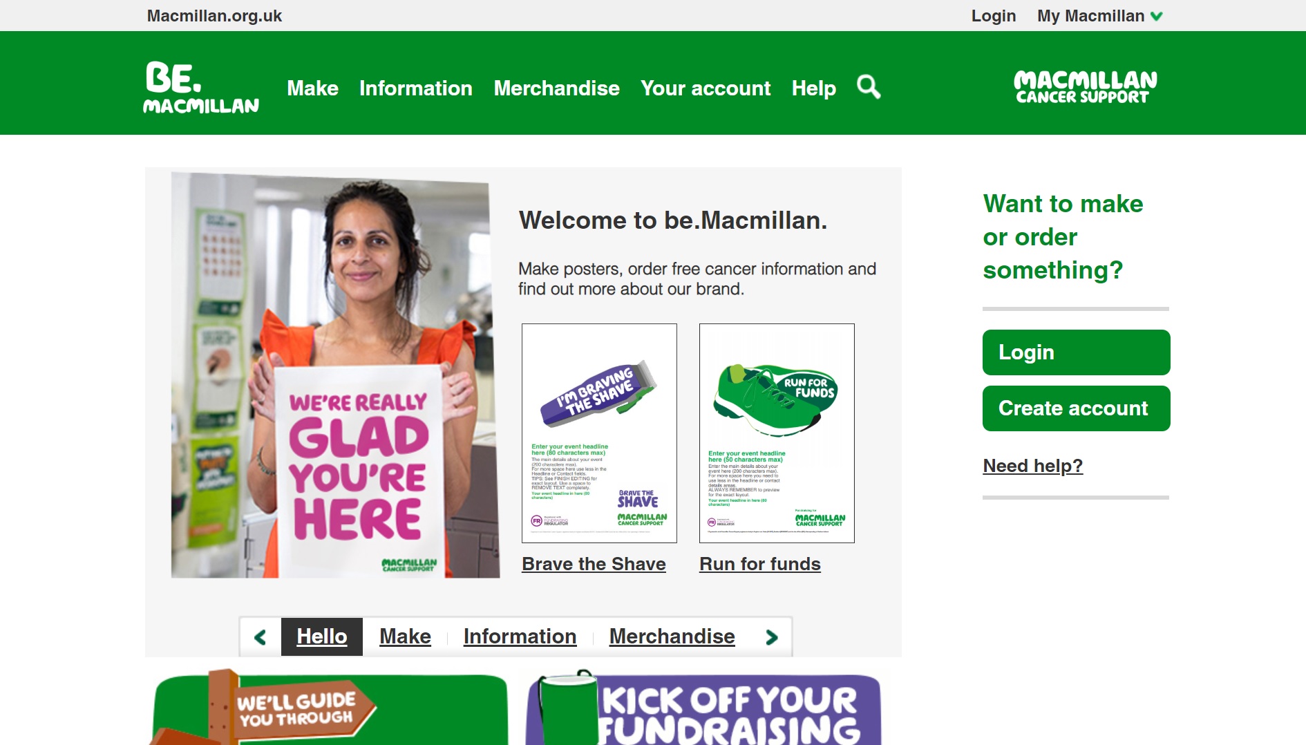 Macmillan Cancer Support: marketing copy - Cassandra Zoro